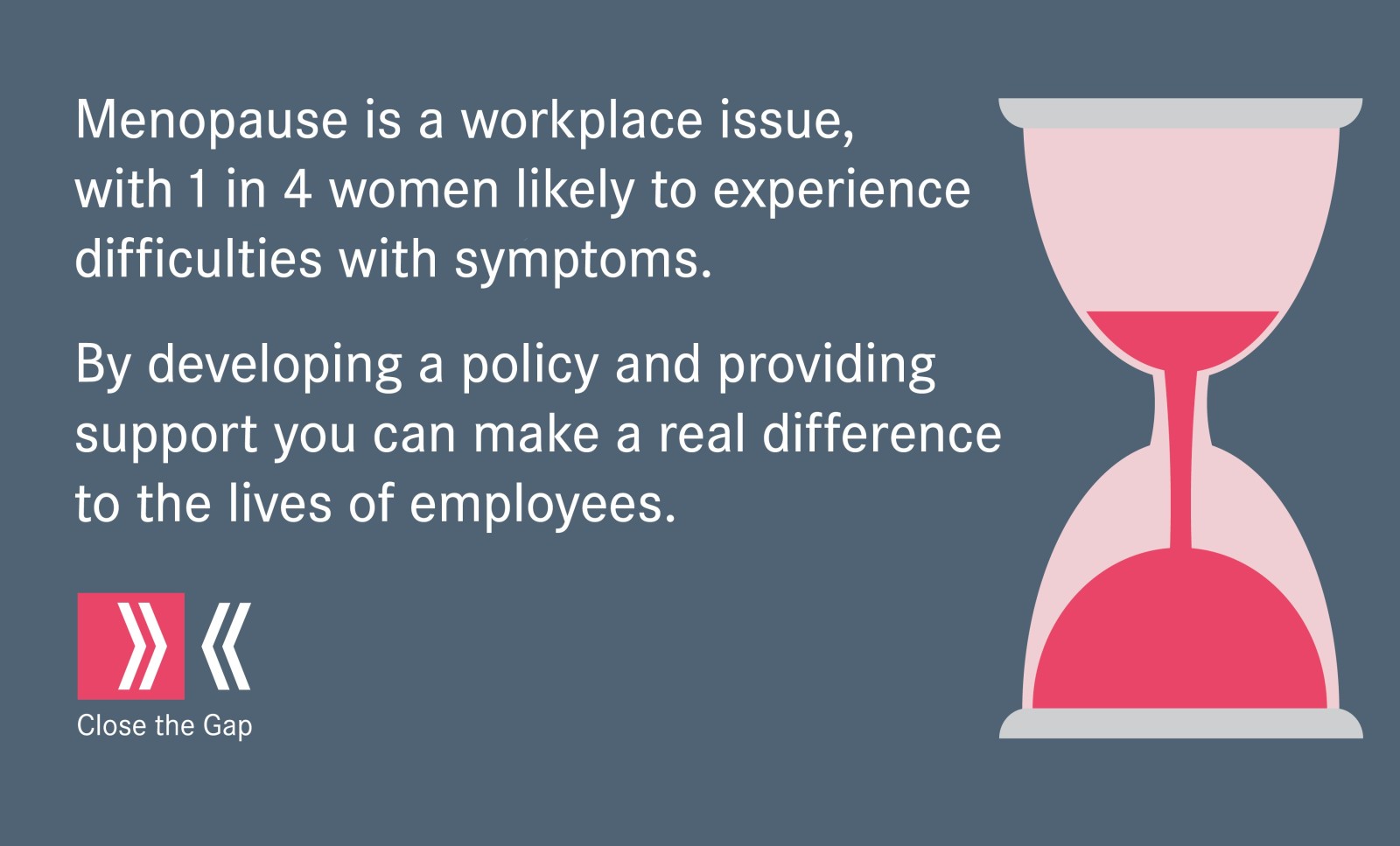 Close the Gap | Blog | IWD 2024: Menopause is a health issue, and a workplace issue